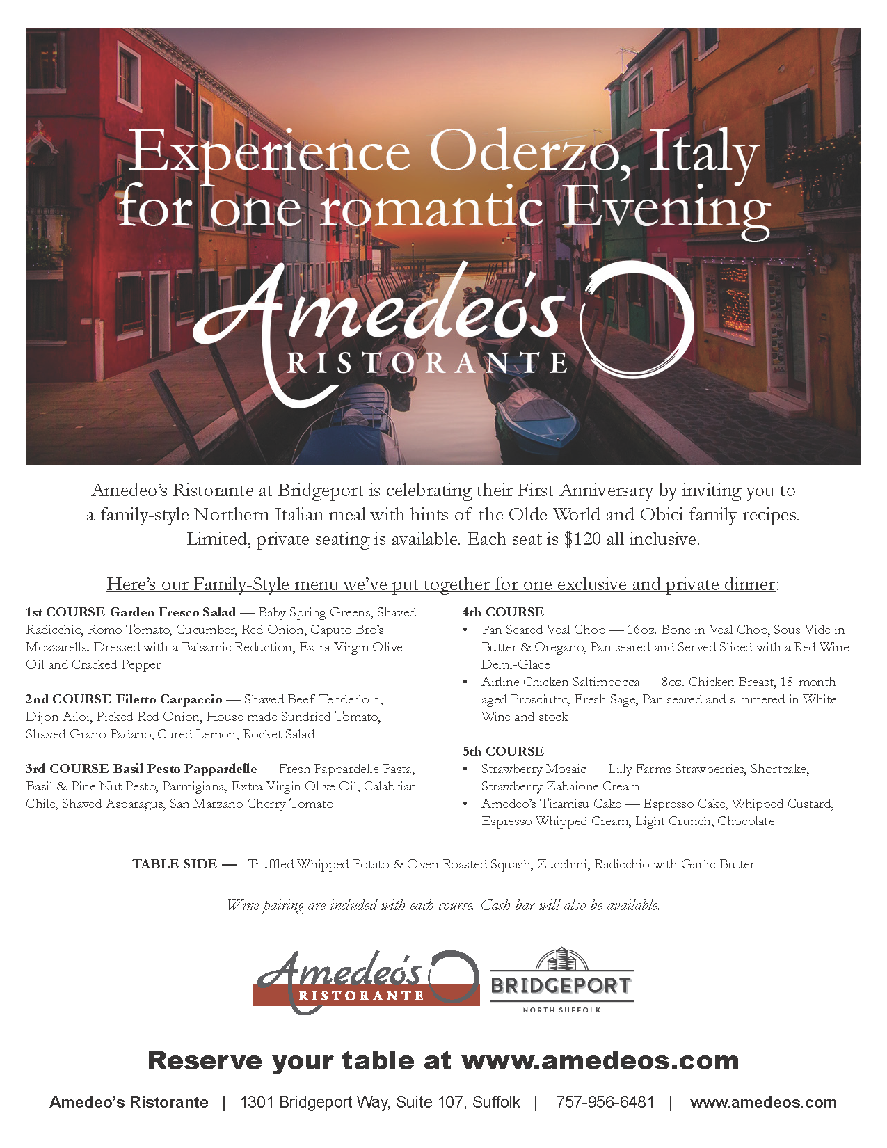 Amedeo's Oderzo Night - 1st Anniversary Celebration | Events ...