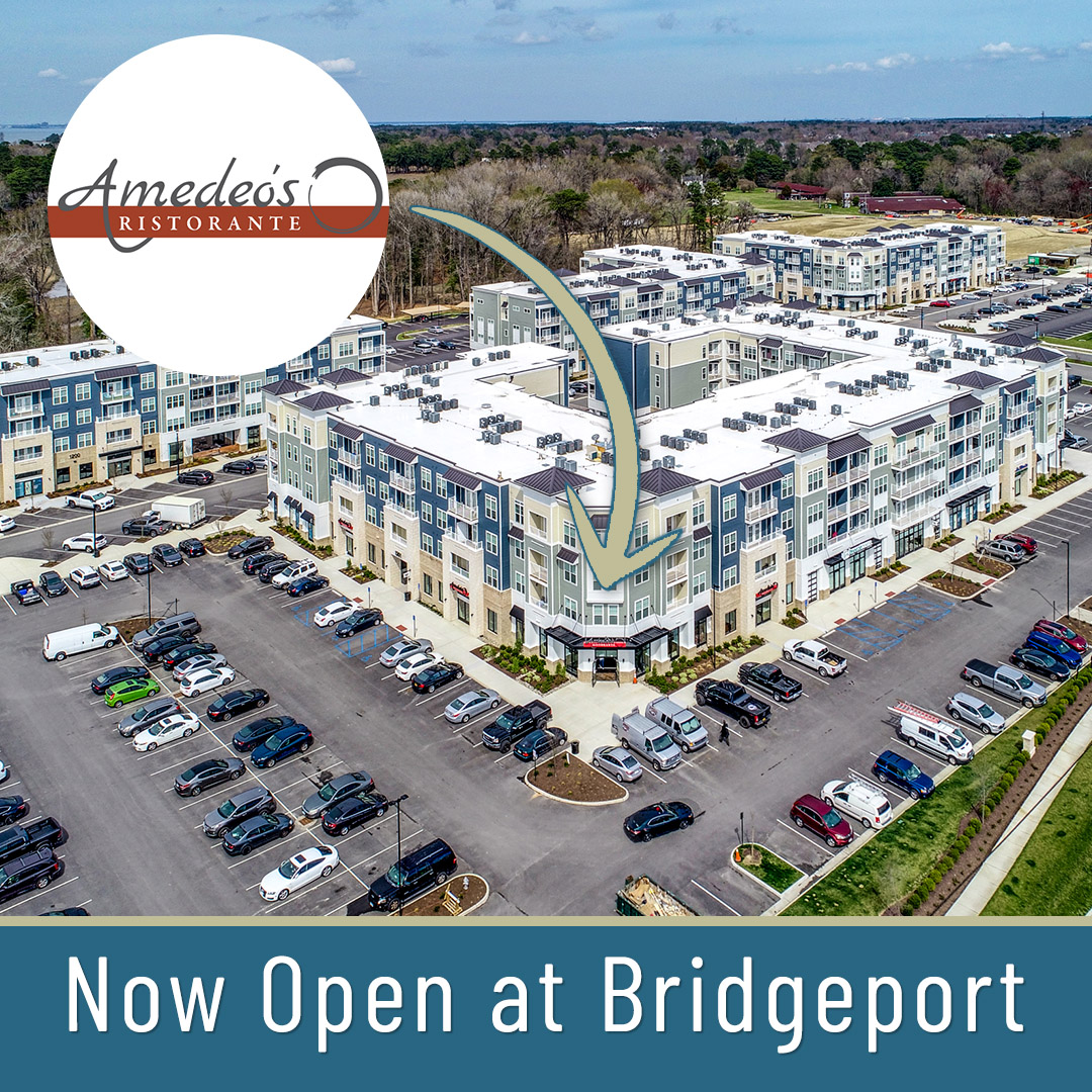 Amedeo's Ristorante is now open!